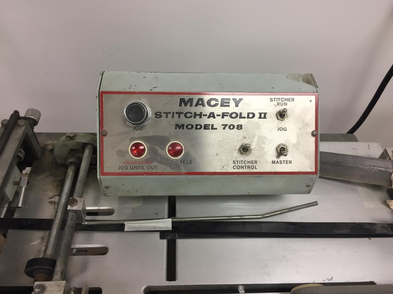 Lot #4: Harris Macey Collator / Bookletmaker, 9 Pockets, Vacuum Feed ...